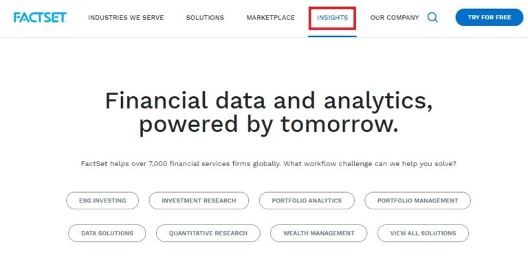 機関投資家が注目している『FACTSET』の使い方！